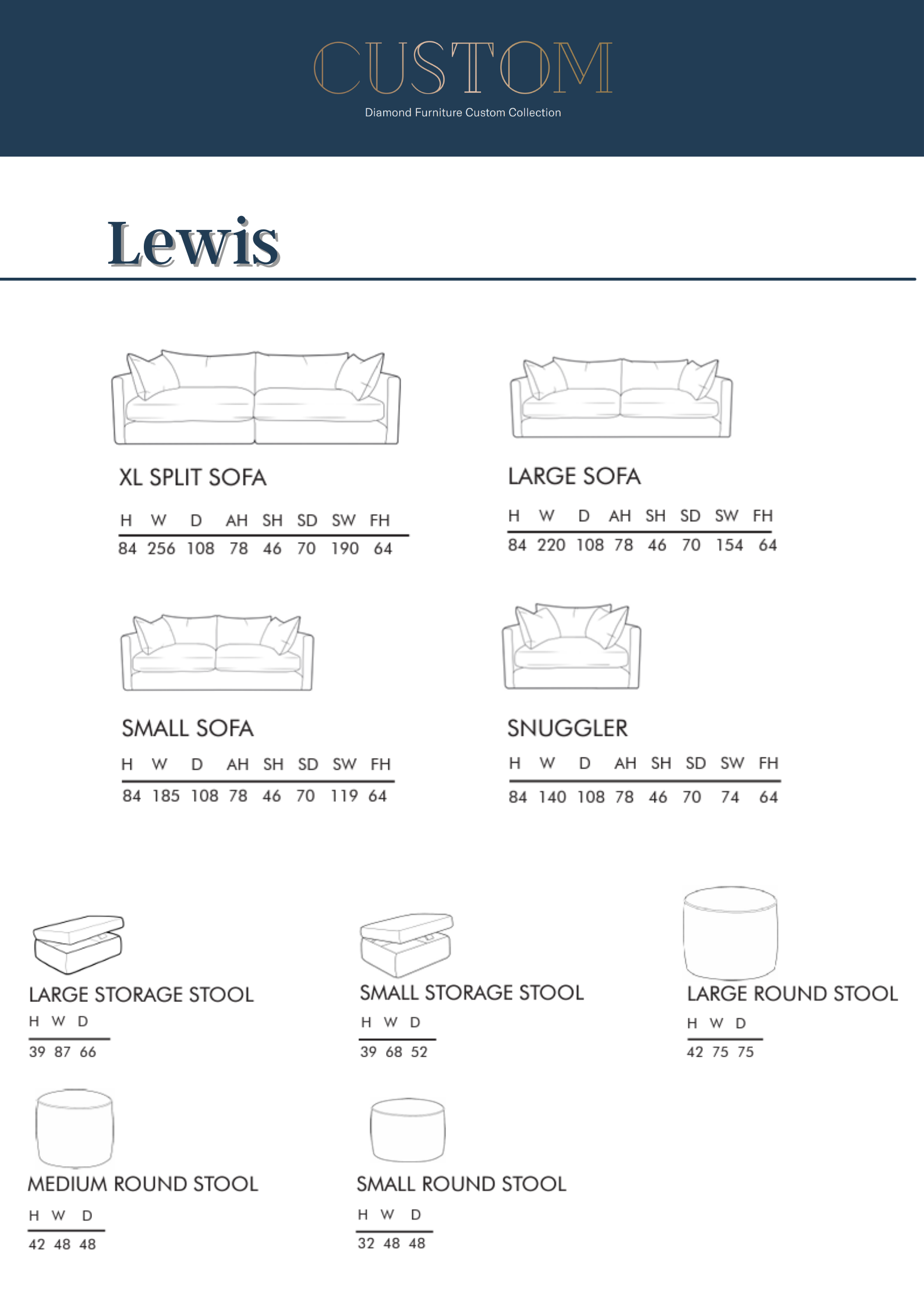 Lewis Sofa – Diamond Furniture