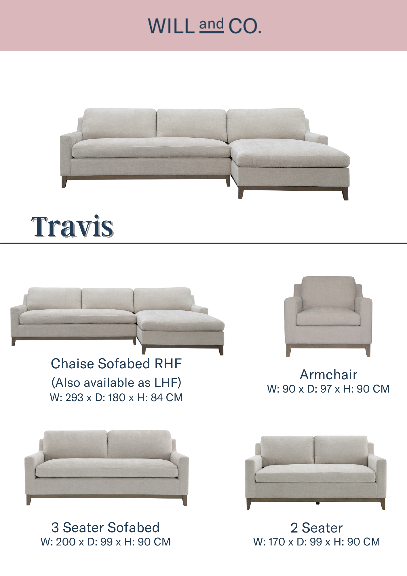 Travis Sofa – Diamond Furniture